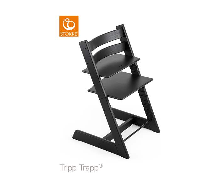 STOKKE TRIPP TRAPP STOLICA (HRANILICA) - OAK BLACK