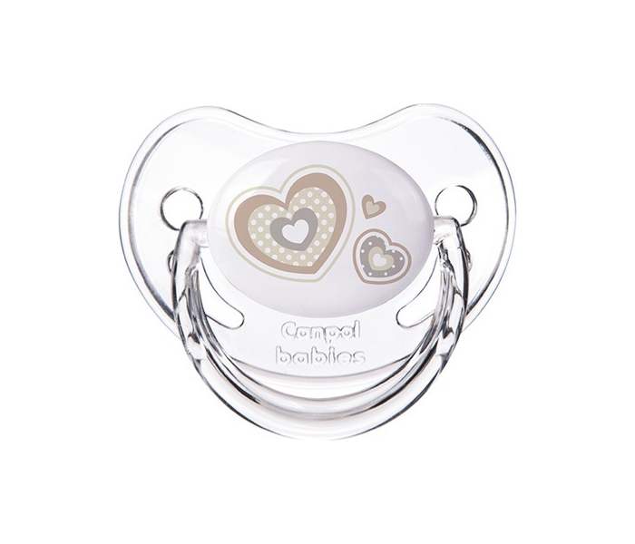 CANPOL BABIES ORTHODONTIC SILIKONSKA VARALICA 18+M 22/567 "Newborn baby" 1kom - HEARTS