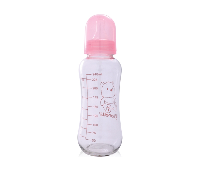 LORELLI STAKLENA FLASICA 240ml (0m+) - PINK