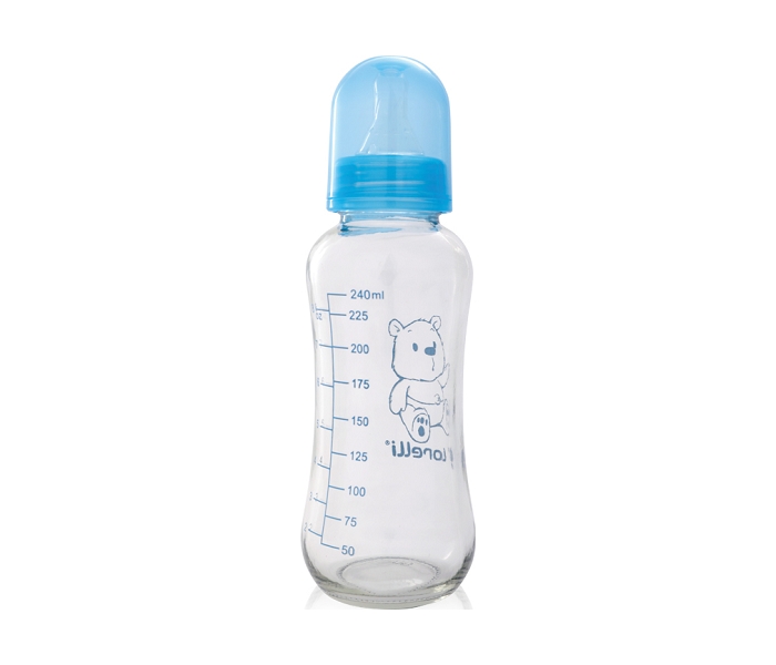 LORELLI STAKLENA FLASICA 240ml (0m+) - BLUE