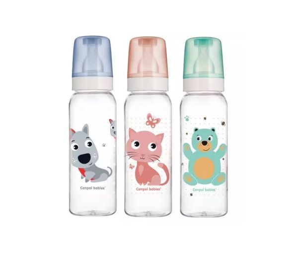 CANPOL BABIES FLASICA 250ML 11/841 "HAPPY ANIMALS"