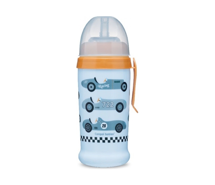 CANPOL BABIES NON-SPILL SPORTSKA SOLJA RACING CABRIOLETS - LIGHT BLUE 56/516