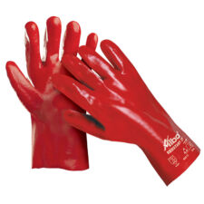 Albo PVC rukavice Redstart 27cm, R-NP006