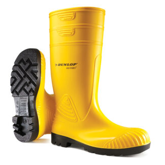 Albo Vodoodbojne žute čizme za građevinsku industriju-Dunlop Acifort® Heavy Duty S5 SRA, DNLP-A442231