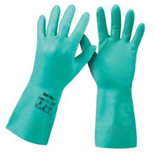 Albo Zelene nitrilne rukavice-Sol-Vex 37-676, R-A37-676
