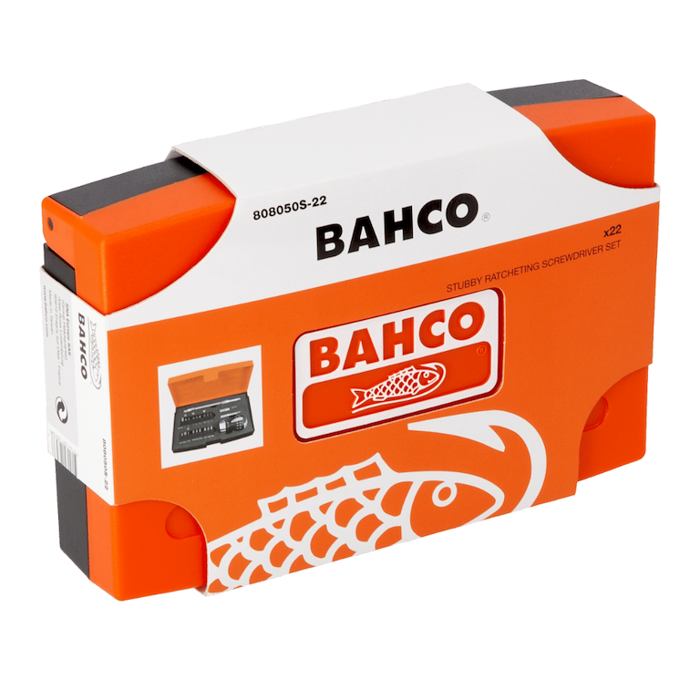 Bahco – Kratki odvijač sa promenom smera – 808050S-22