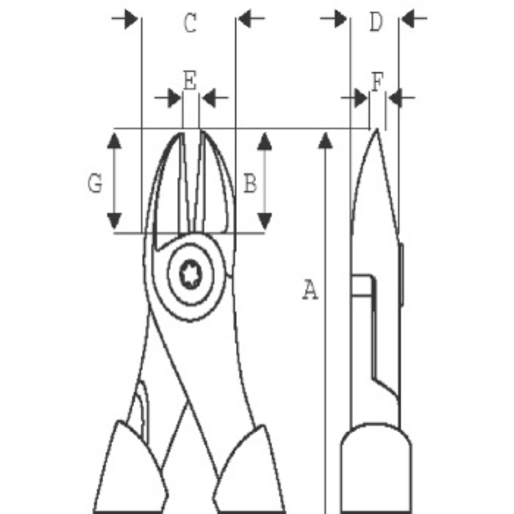 Bahco – Sečice izolovane 1000V 160 mm – 2101S-160