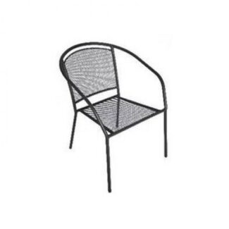 Baštenska stolica metalna ARKO siva, 51116