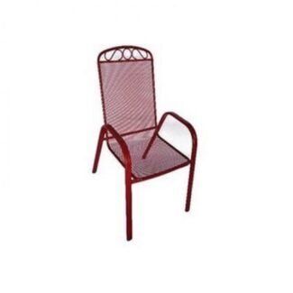 Green bay Baštenska stolica metalna MELFI crvena, 051122