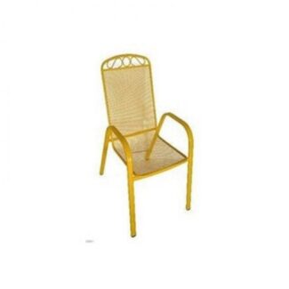 Green bay Baštenska stolica metalna MELFI žuta, 051123
