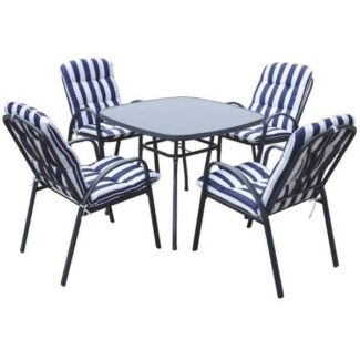 Green bay Baštenski set sto + 4 stolice sa jastucima – VENETO, 037984