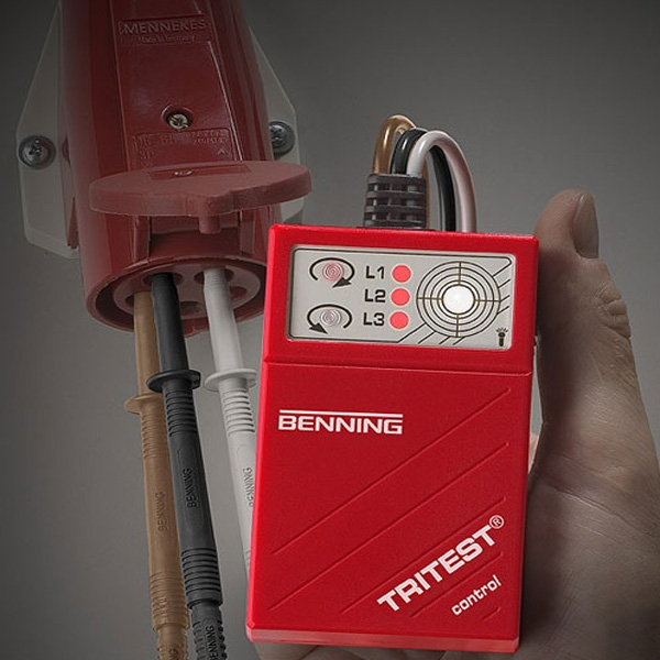 Benning Tritest Pro control tester redosleda faza, Tritest Pro control