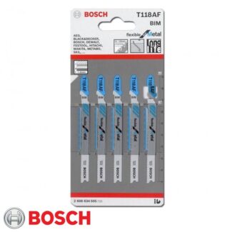 Bosch List ubodne testere za metal 5 kom T 118 AF, 2608634505
