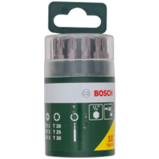 Bosch 10-delni set bitova odvrtača, 2607019452