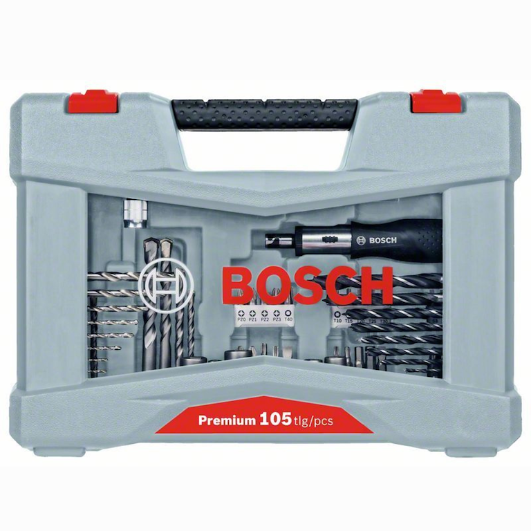 Bosch 105-delni set burgija i bitova odvrtača Premium X-Line, 2608P00236