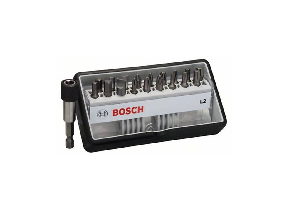 Bosch 18+1-delni set Robust Line bitova odvrtača L ekstra tvrdi 25mm