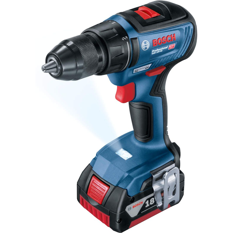 Bosch Akumulatorska bušilica-odvrtač GSR 18V-50 2×2.0Ah, 06019H5000