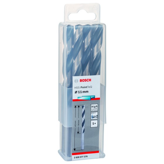 Bosch Burgija za metal HSS PointTeQ fi 11 mm 5 kom, 2608577278