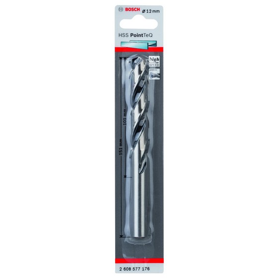 Bosch Burgija za metal HSS PointTeQ fi 12 mm 1 kom, 2608577176