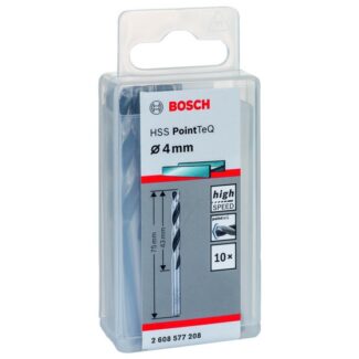 Bosch Burgija za metal HSS PointTeQ fi 4.0 mm 10 kom, 2608577208