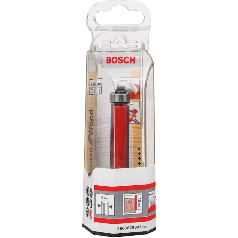 Bosch Glodala za glodanje uz površinu 8mm, D 12,7mm, L 40mm, G84mm, 2608629383