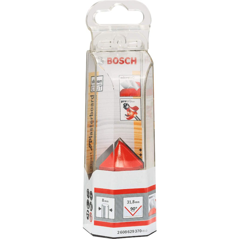 Bosch Glodala za V-kanale 8 mm, D 31,8 mm, L 19 mm, G 51 mm, 90°, 2608629370