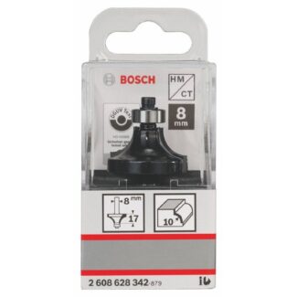 Bosch Glodala za zaobljavanje 8 mm, R1 10 mm, L 16,5 mm, G 57 mm, 2608628342