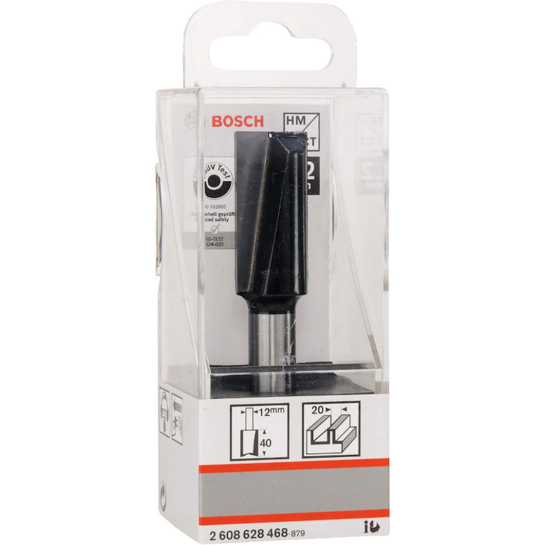 Bosch – Glodalo za kanale 12mm, D 20mm, L 40mm, G81mm – 2608628468