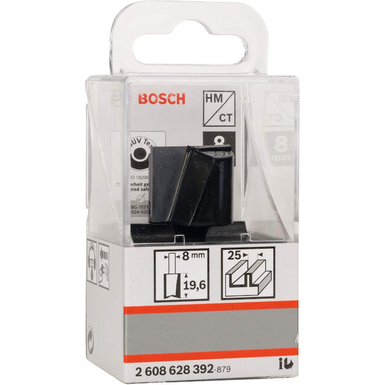 Bosch – Glodalo za kanale 8mm, D 25mm, L 19.6mm, G51mm – 2608628392