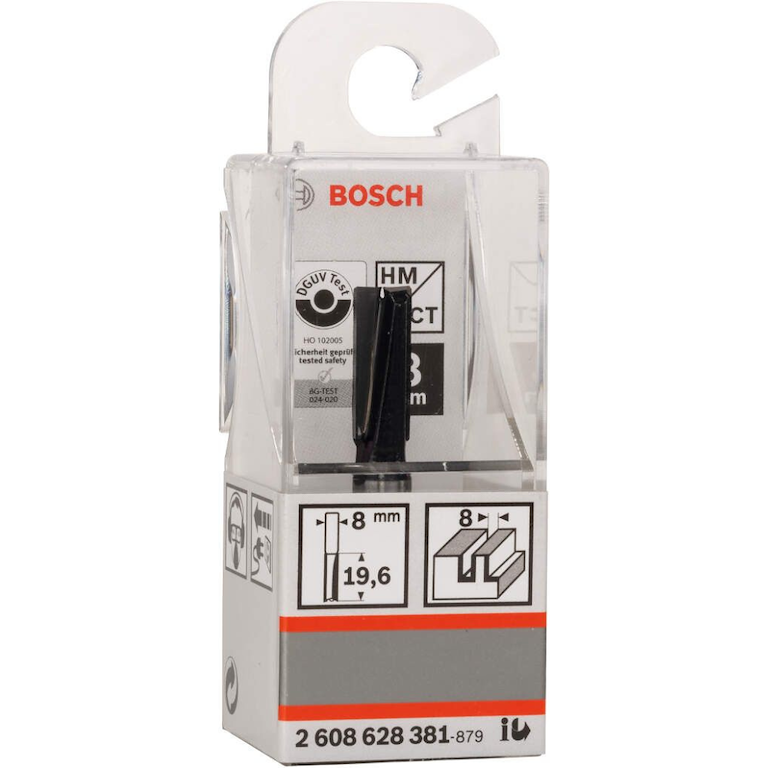 Bosch – Glodalo za kanale 8mm, D 8mm, L 19.6mm, G51mm – 2608628381