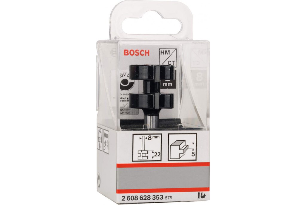 Bosch Glodalo za pera 8 mm, D1 25 mm, L 5 mm, G 58 mm, 2608628353