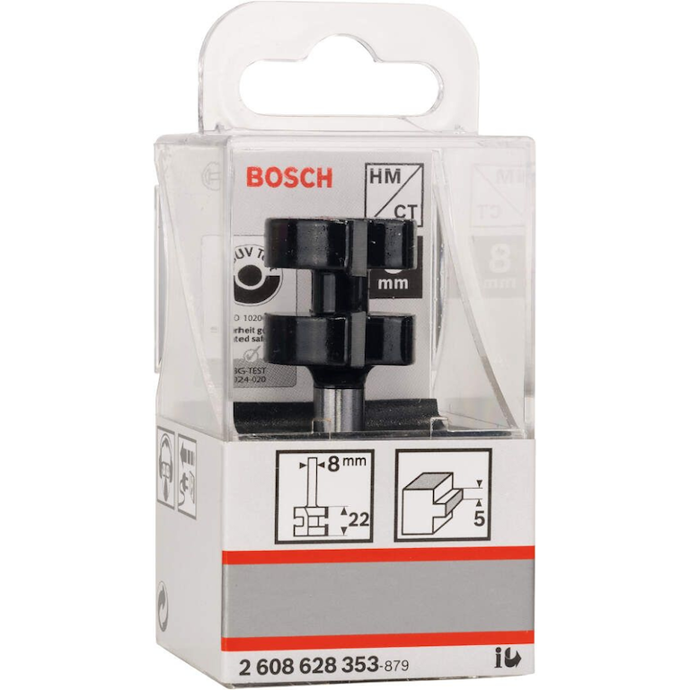 Bosch Glodalo za pera 8 mm, D1 25 mm, L 5 mm, G 58 mm, 2608628353