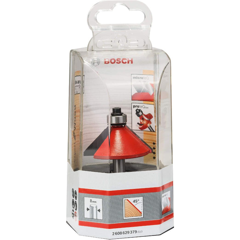 Bosch Glodalo za skošavanje ivica 8 mm, D 44 mm, L 18,5 mm, G 61 mm, 2608629379