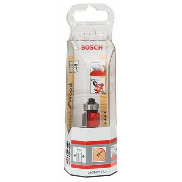 Bosch Glodalo za zaobljivanje 8 mm, D 16,7 mm, R1 2 mm, L 12,7 mm, G 55 mm, 2608629371