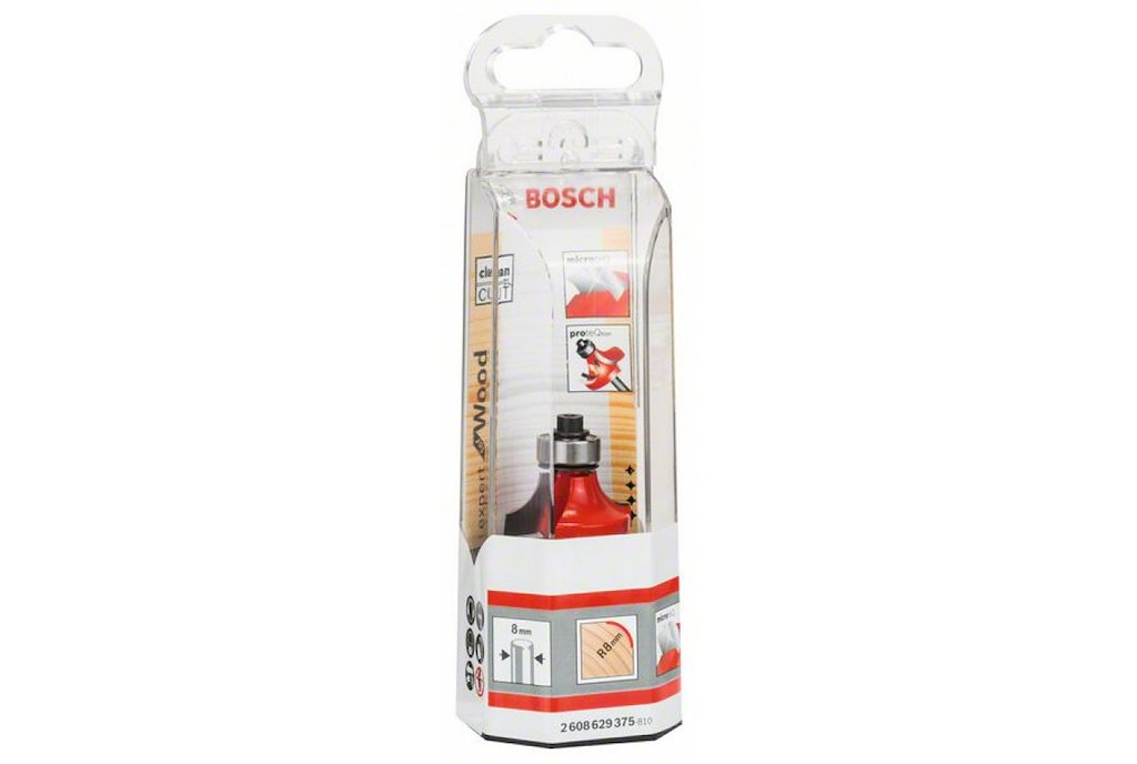 Bosch Glodalo za zaobljivanje 8 mm, D 8 mm, R1 28.60 mm, L 12,7 mm, G 55 mm, 2608629375