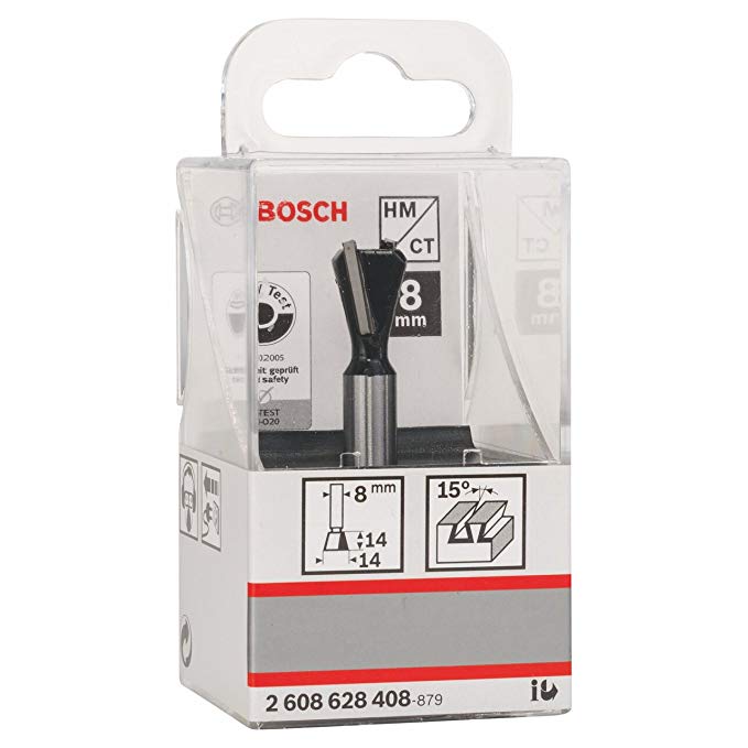 Bosch Glodalo za zupčaste žlebove 8 mm, D1 14 mm, L 14 mm, G 55 mm, 15°, 2608628408