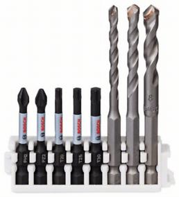 Bosch Hex-9 Ceramic 5.6.8mm; Impact Power bit 50mm PH2 PZ2 T20 T25 T30