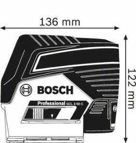 Bosch Laser za ukrštene linije GCL 2-50 C, 0601066G02
