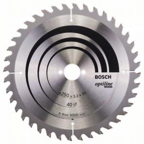 Bosch List kružne testere Optiline Wood 250, 2608640670