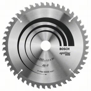 Bosch List kružne testere Optiline Wood 260, 2608641202