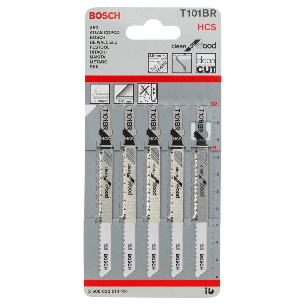 Bosch List ubodne testere za drvo 5 kom T 101 BR, 2608630014