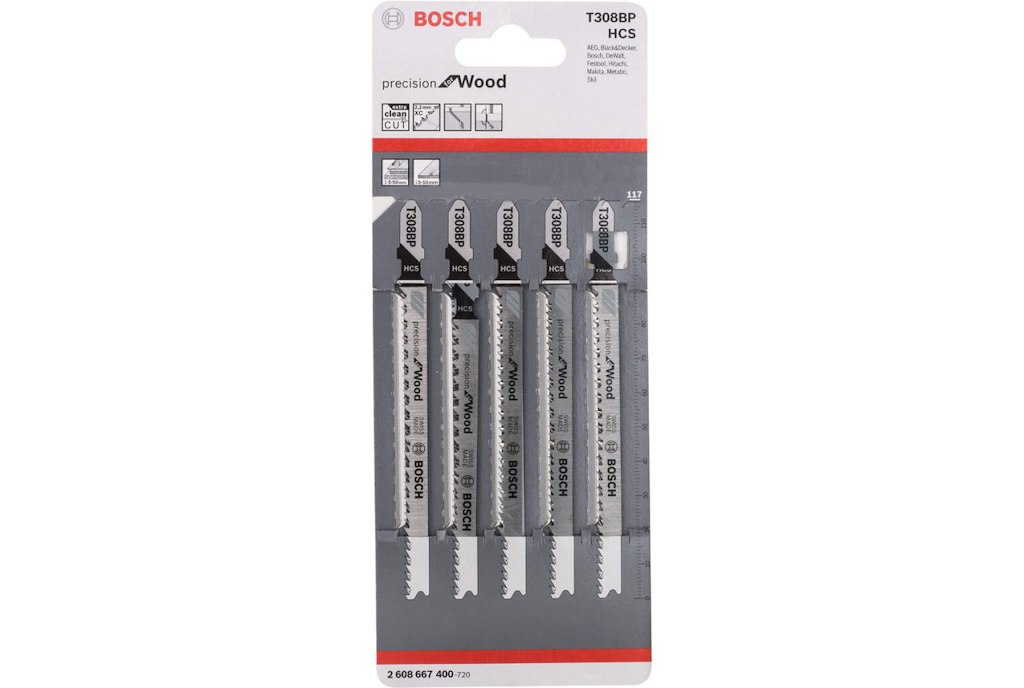 Bosch List ubodne testere za drvo 5 kom T 308 BP, 2608667400