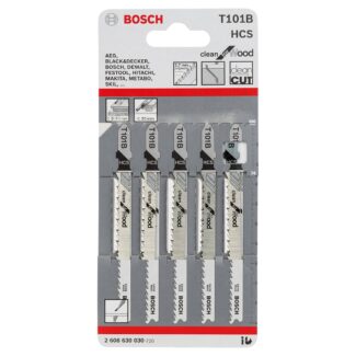 Bosch List ubodne testere za drvo 5-delni T 101 B, 2608630030