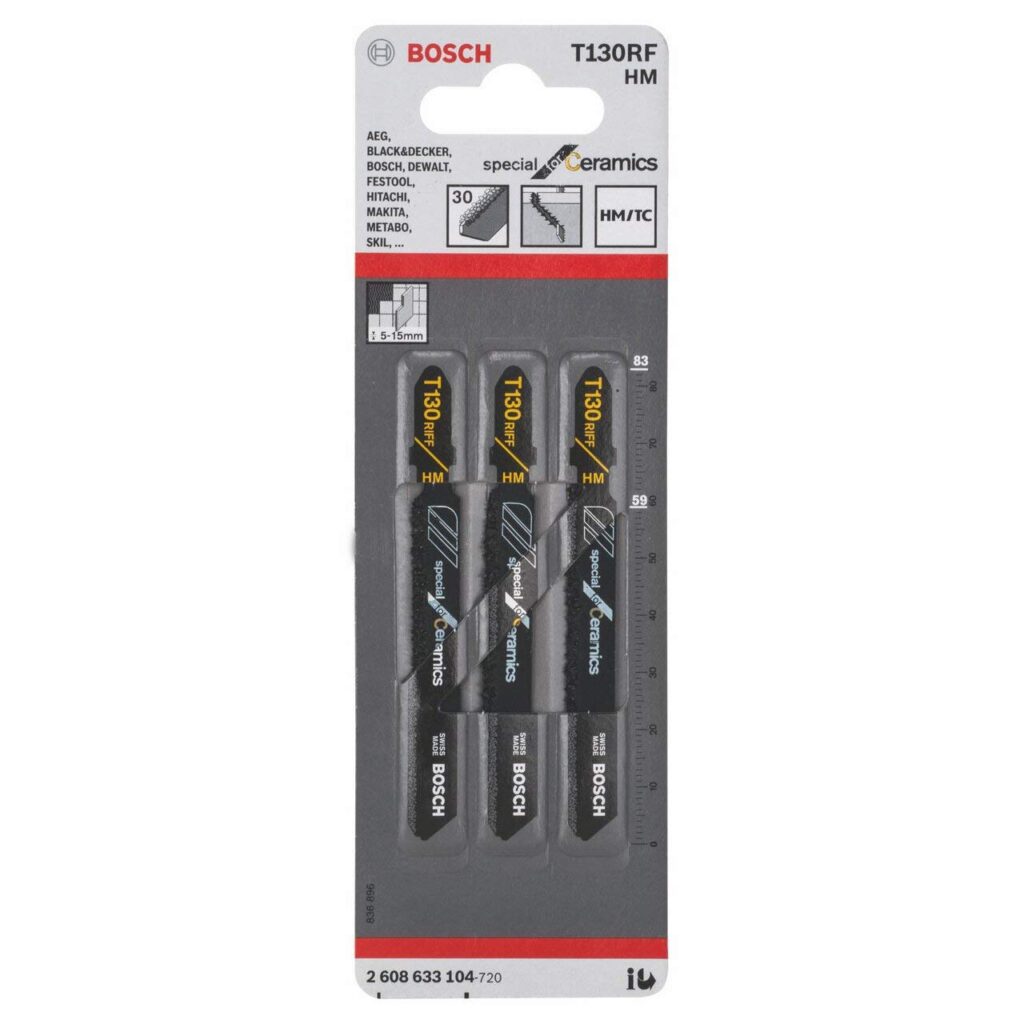 Bosch List ubodne testere za kamen i metal 3-delni T 130 RF, 2608633104