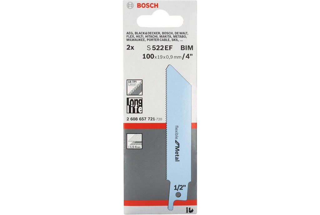 Bosch List univerzalne testere za metal 2 kom S 522 EF, 2608657721