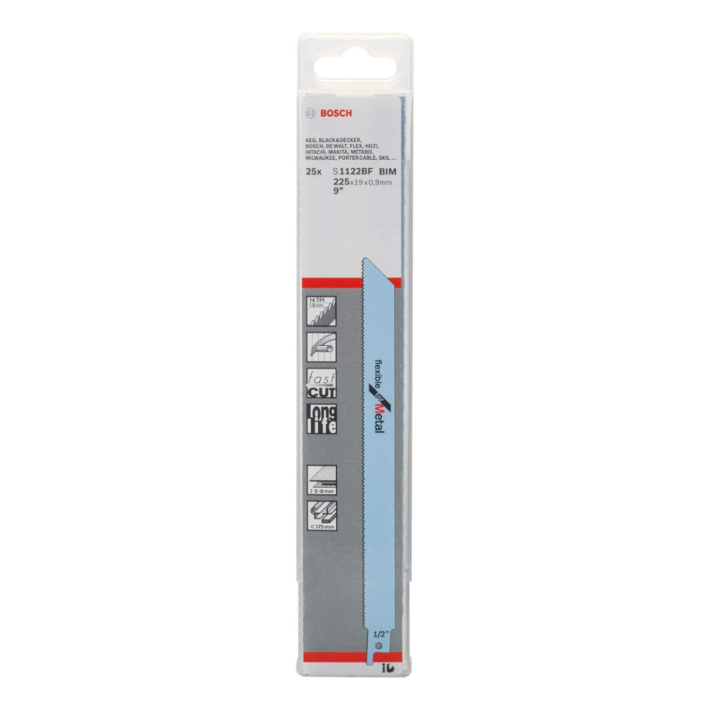 Bosch List univerzalne testere za metal 25 kom S 1122 BF, 2608657552