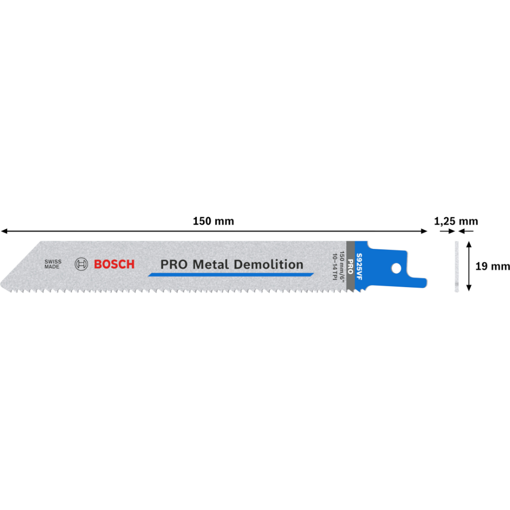 Bosch List univerzalne testere za metal 5 kom S 1125 VF, 2608657408