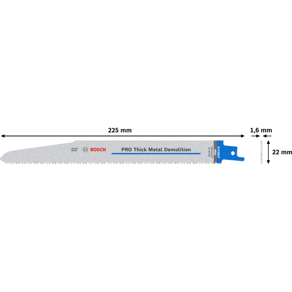 Bosch List univerzalne testere za metal 5 kom S 1130 CF, 2608657528