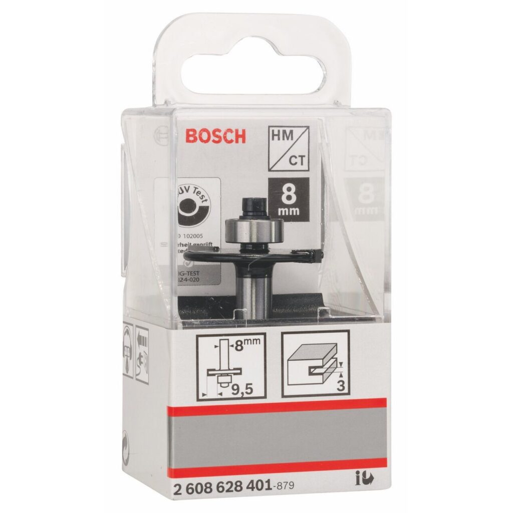 Bosch Pločasta glodala za žlebove 8 mm, D1 32 mm, L 3 mm, G 51 mm, 2608628401