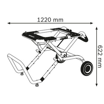 Bosch Radna podloga GTA 60 W, 0601B12000